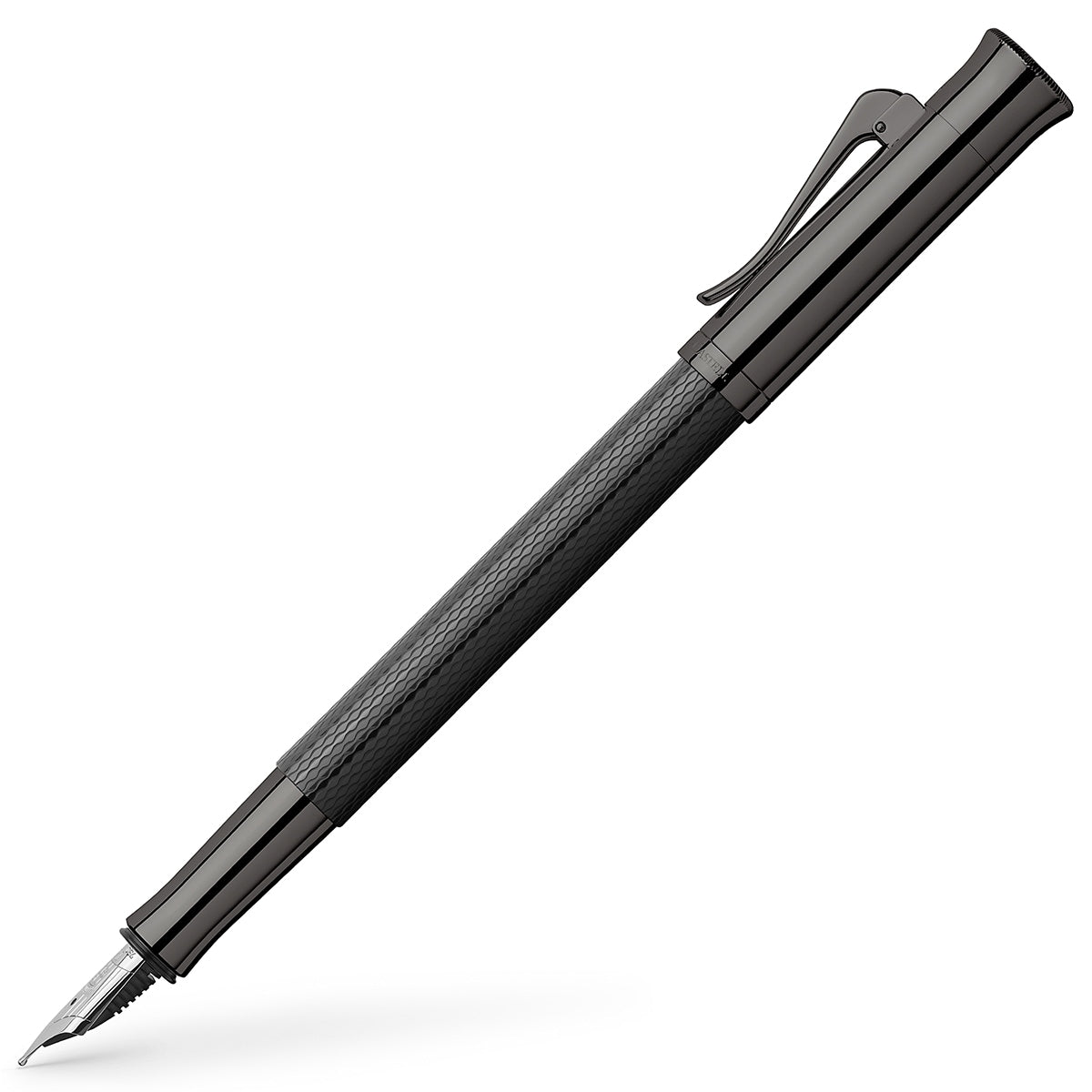 Graf von Faber-Castell Füller, Guilloche Black Edition, 18Kt, schwarz – Penoblo