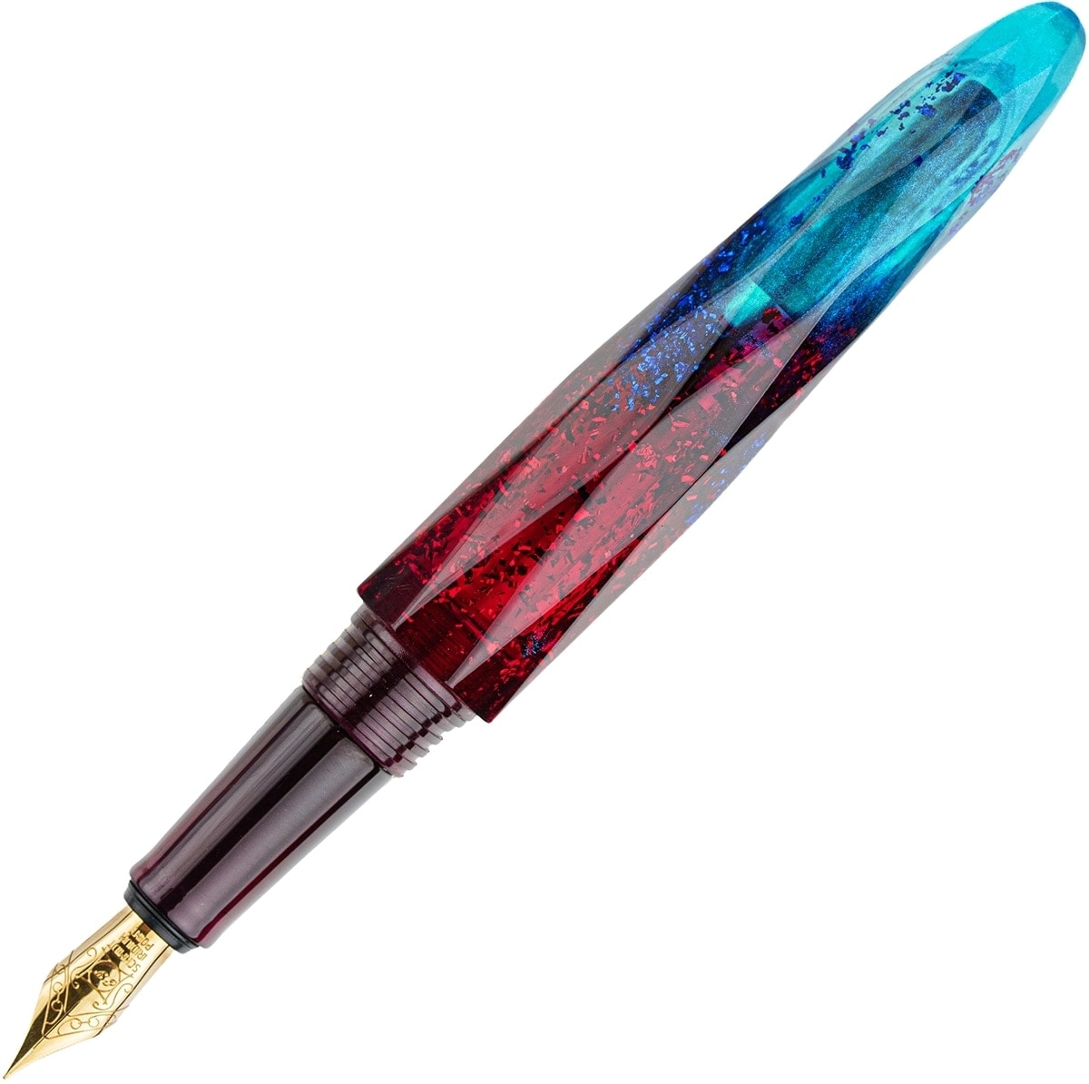 BENU Füller Briolette gold, Fiery Azure – Penoblo