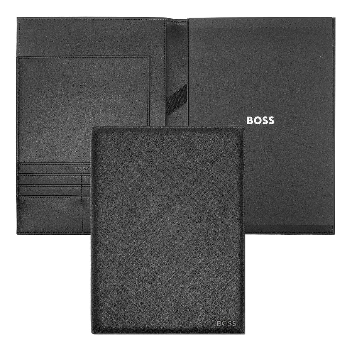 HUGO BOSS, Konferenzmappe, Monogram Black – Penoblo